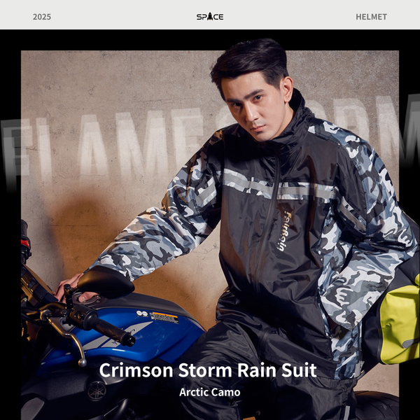 Crimson Storm Two-Piece Rain Suit - Neon Yellow – SPACE